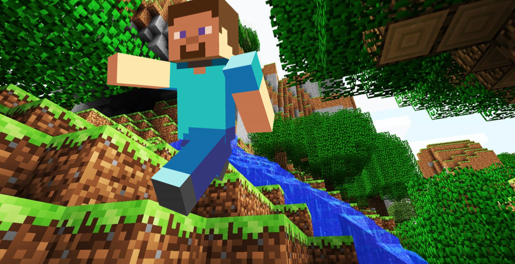 Minecraft Graphics: Mincraft Steve Running!