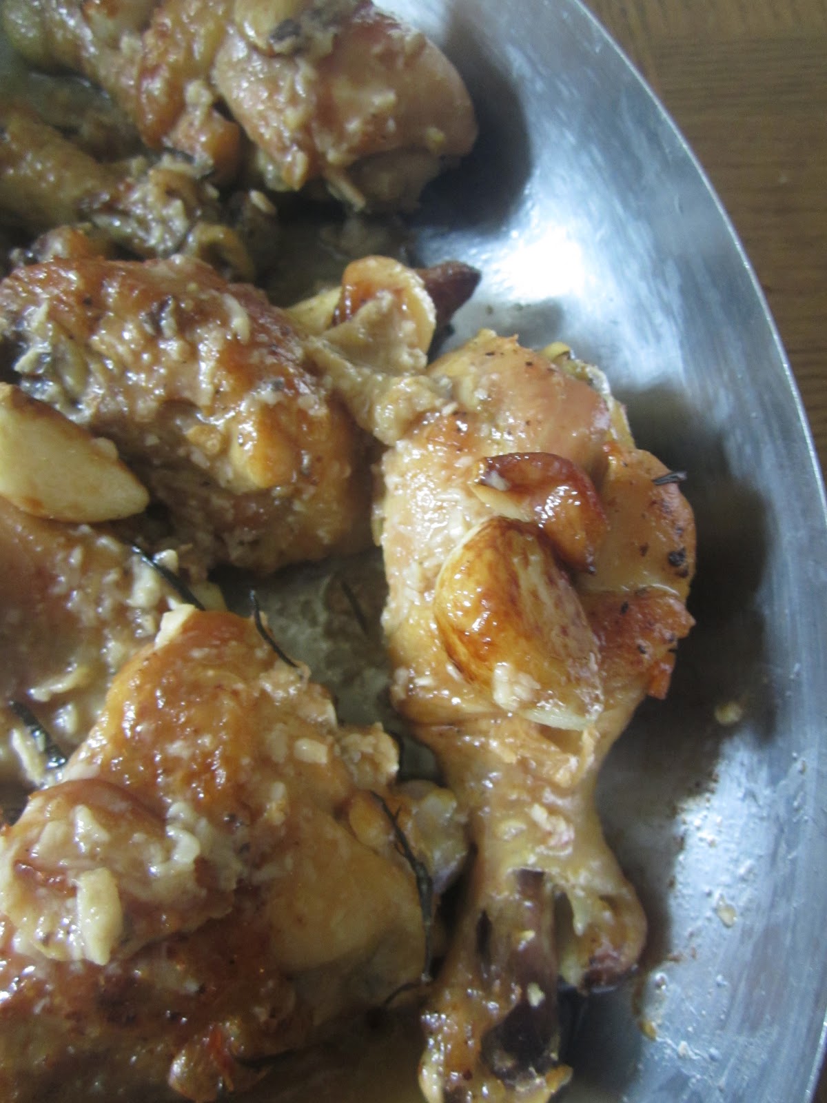 Inato lang Filipino Cuisine and More: CHICKEN WITH FORTY CLOVES OF GARLIC