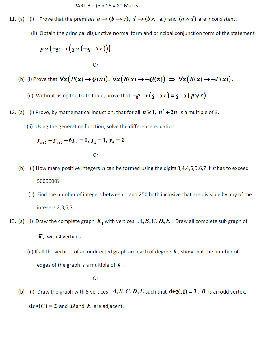 MA2265 Discrete Mathematics Nov Dec 2010 Question Paper - University ...