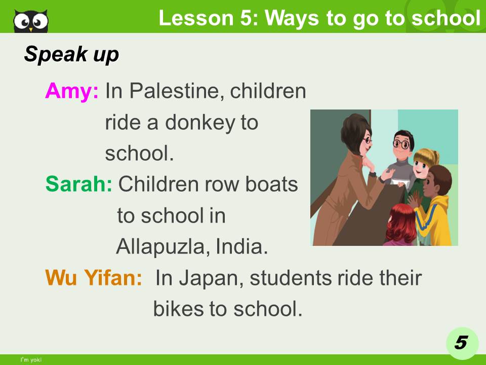 YOKITALK: Unit 2_Lesson 5 Different ways to go to school