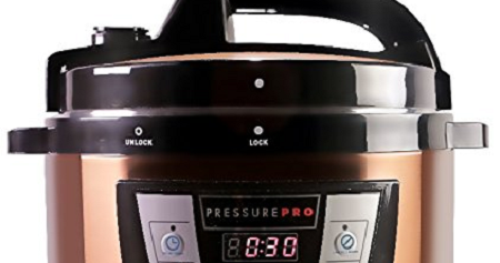 10-in-1 Harvest Cookware CopperTech PressurePro 6 Qt Pressure Cooker ...