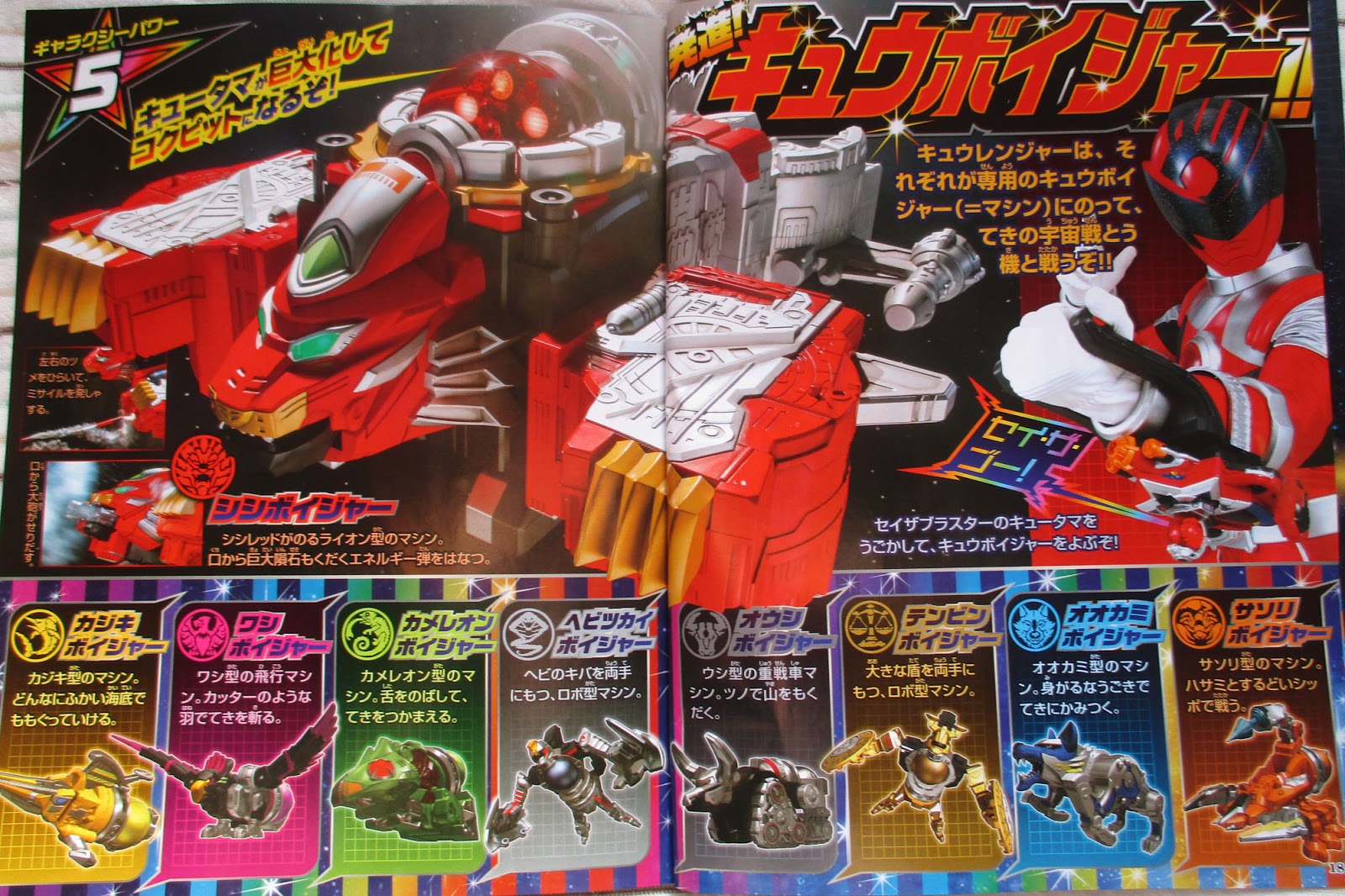 Mundo Tokusatsu: Nueva información de Kyuranger