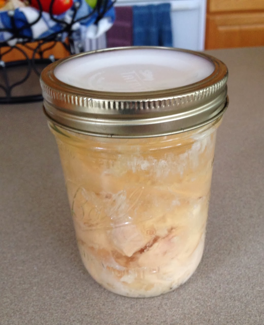 Farm Life In the 'Burbs: Voila! First Successful Chicken Canning!