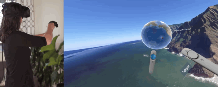 Explore the world with Google Earth VR on HTC Vive - Hottest kid games