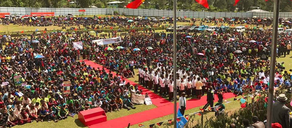 PM O'Neill in Enga for new Enga Provincial Hospital Groundbreaking ...