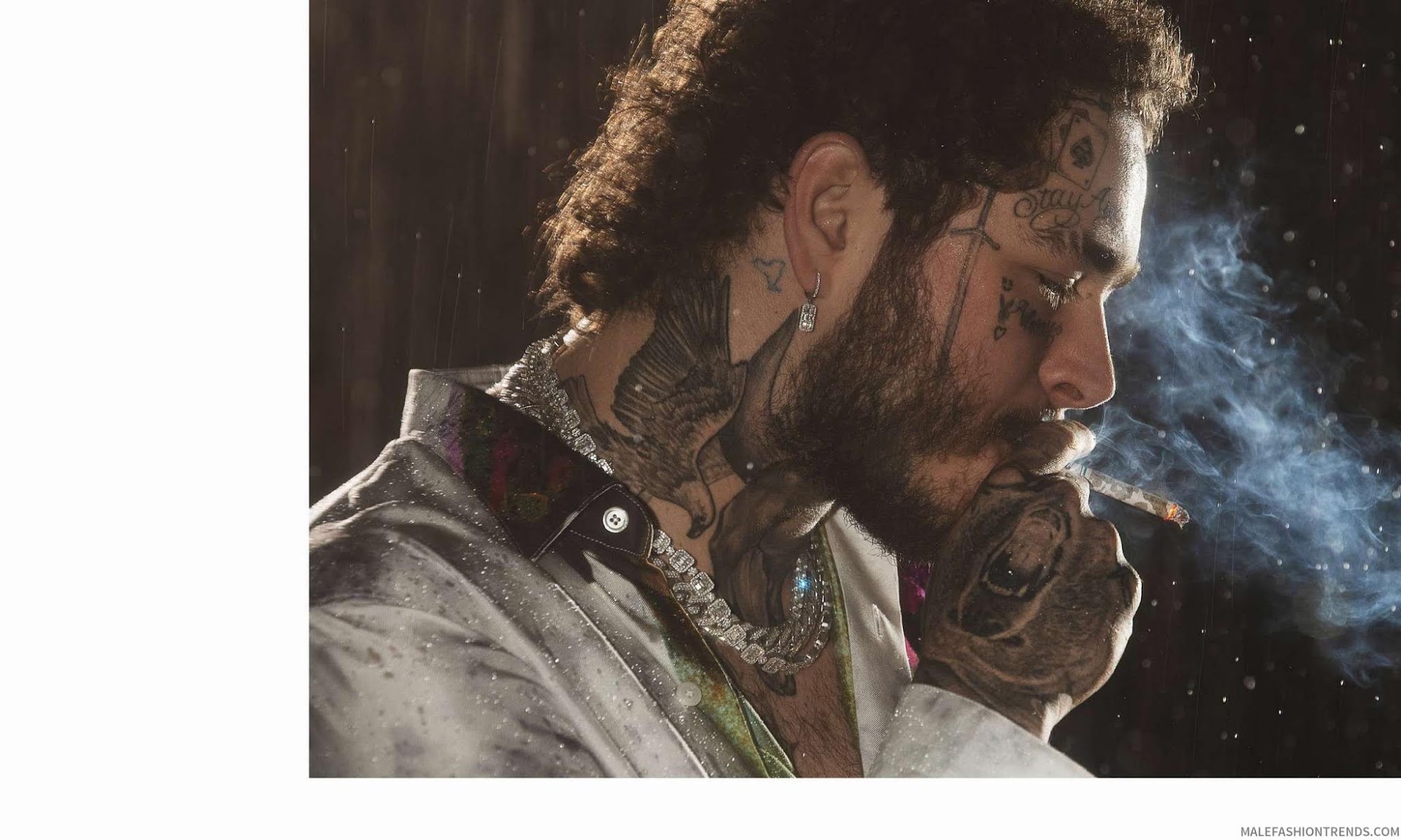 Post Malone para GQ Style USA en fotos de Jason Nocito