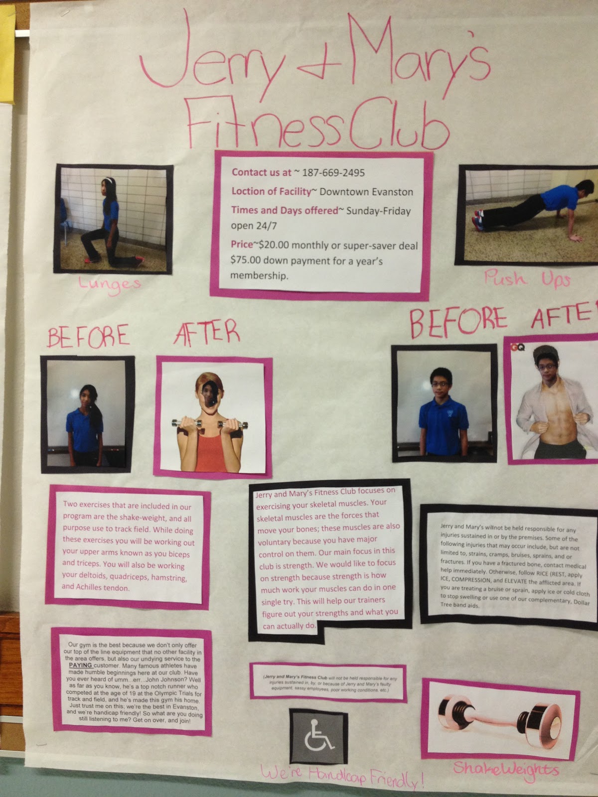 Bits and Pieces of Middle School: Muscular System Project