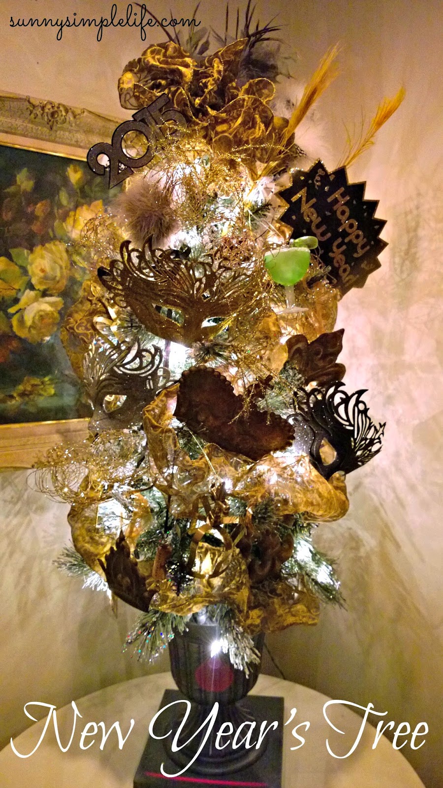 Sunny Simple Life: New Year's Decorations and a Party