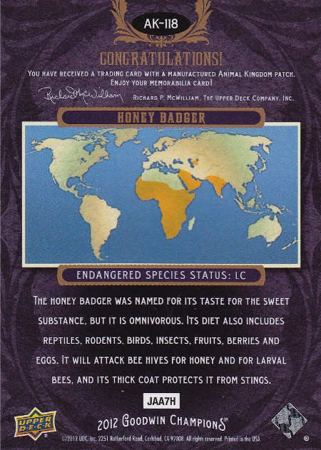 The Chronicles of Fuji: Honey Badger Don't Care!