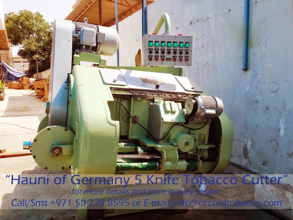 Hauni of Germany 5 Knife Tobacco Cutter | Call or Sms +971 50 729 8595
