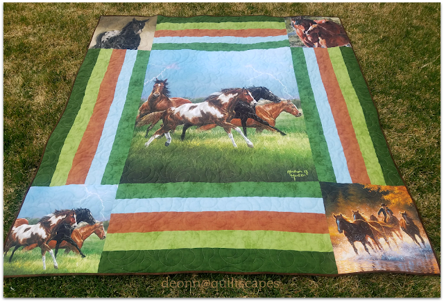 .Quiltscapes.: RBD "Horse Power" Panel Quilt Tutorial