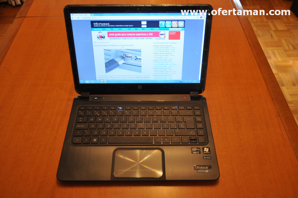 Ultrabook HP ENVY 4. Análisis a fondo (I)