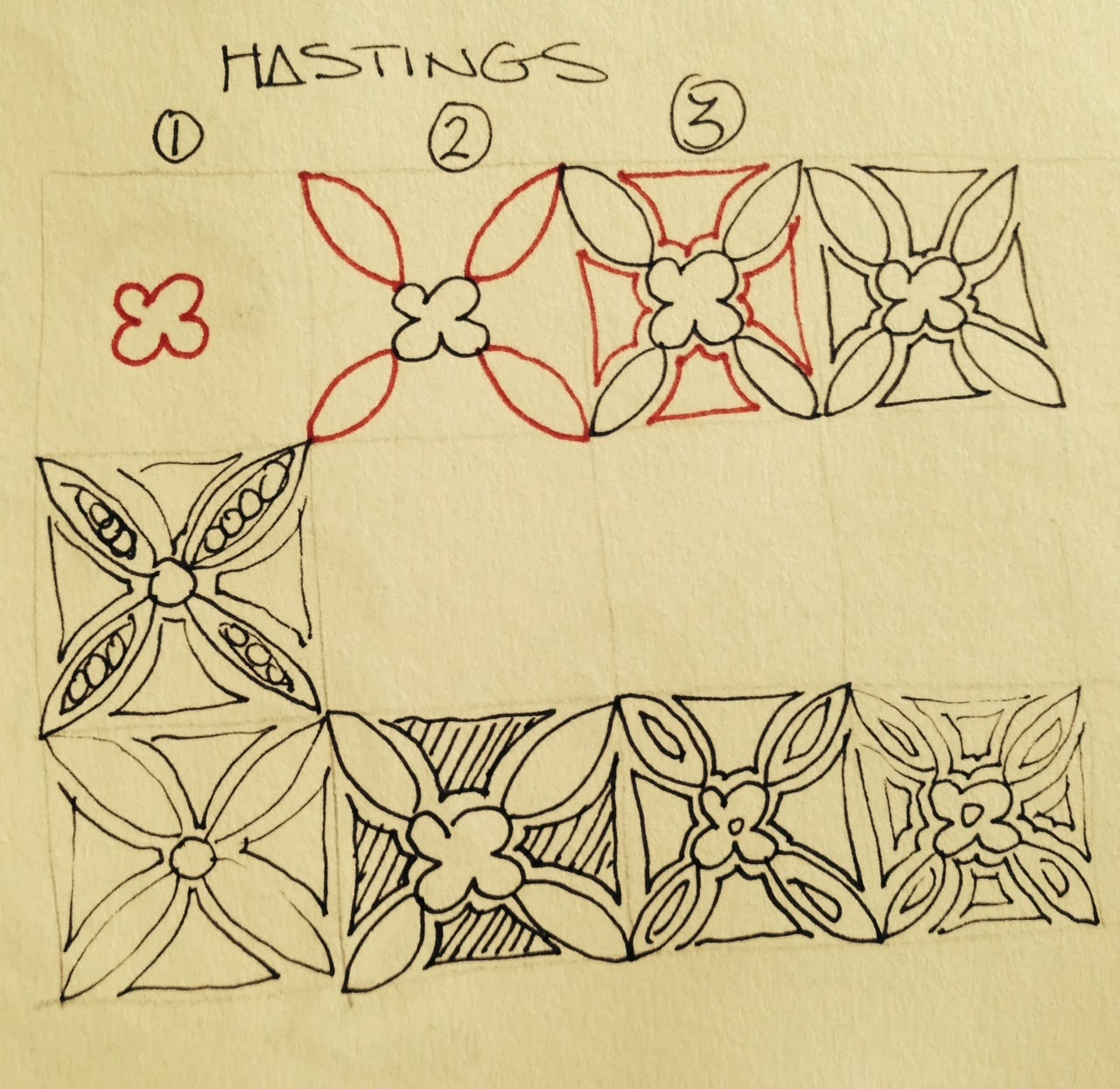 New Tangle Pattern: Hastings