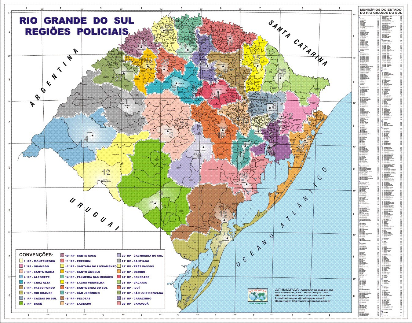 Mapas do Rio Grande do Sul