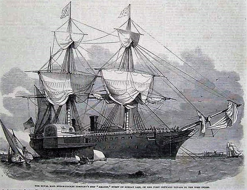 Dawlish Chronicles : The Loss by Fire of the RMS Amazon 1852