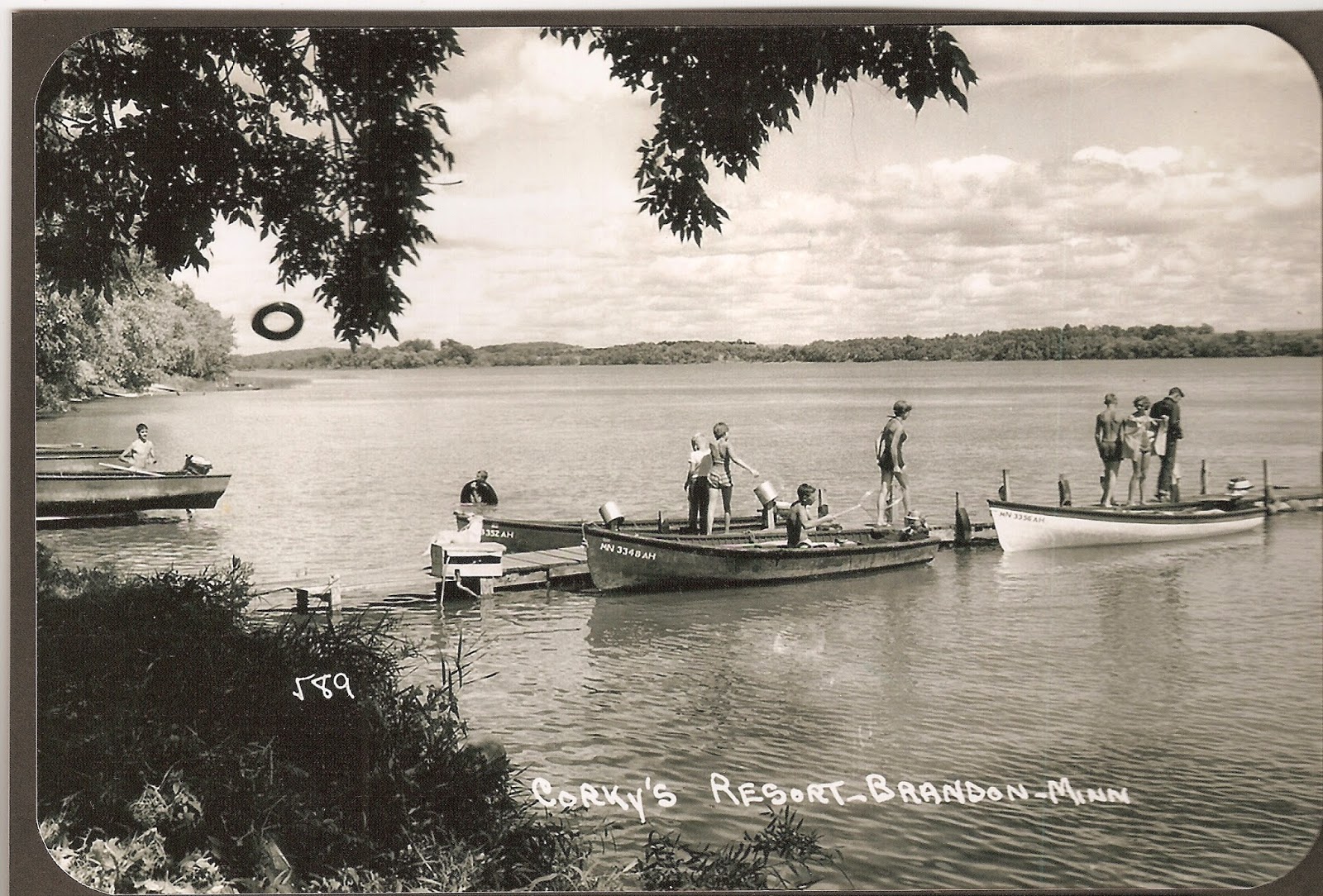 Brandon Mn History Center: Corky Slack Resort Big Chippewa Lake ...