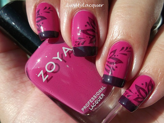LuvMyLacquer: Zoya Areej & Lael Floral Mani