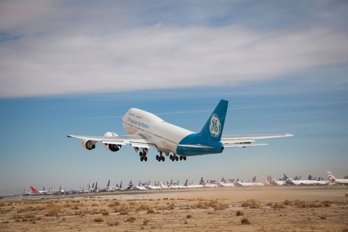 GE9X engine takes to air - jetflightpro