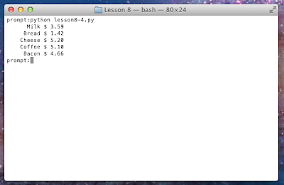 Getting Started with Python: Lesson 8 - Tuples and String Formatting