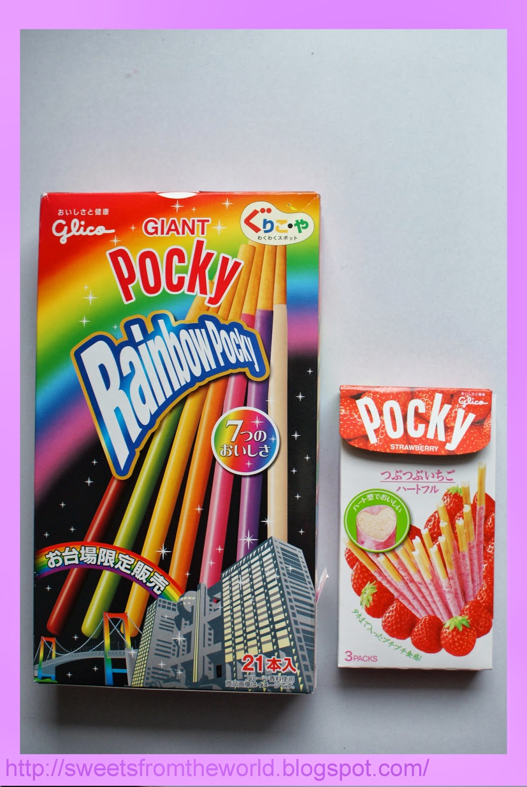 World of Sweets: GIANT POCKY RAINBOW
