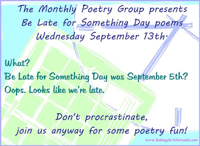 Baking in a Tornado: White Rabbit and Me: A Be Late for Something Day Poem