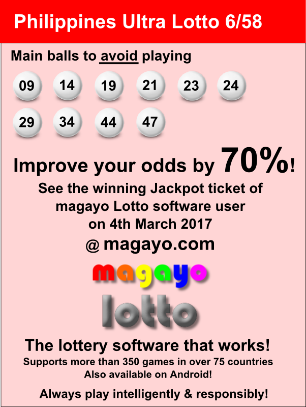 Lottery Tips for Philippines Ultra Lotto 6/58