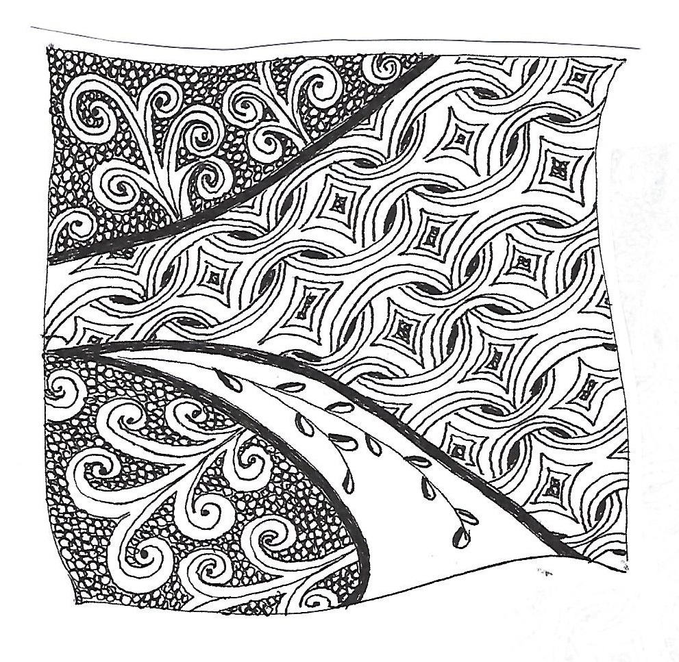 Tickled To Tangle: "It's a String Thing" #280 Tiles