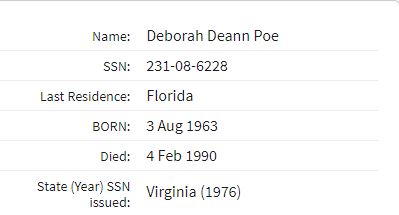 Quick Entry #5: Where is Deborah Poe? - CrimeBlogger1983