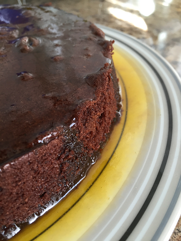 Sia's Cooking Blog: Gluten Free Chocolate Cake with Maple Butter Syrup
