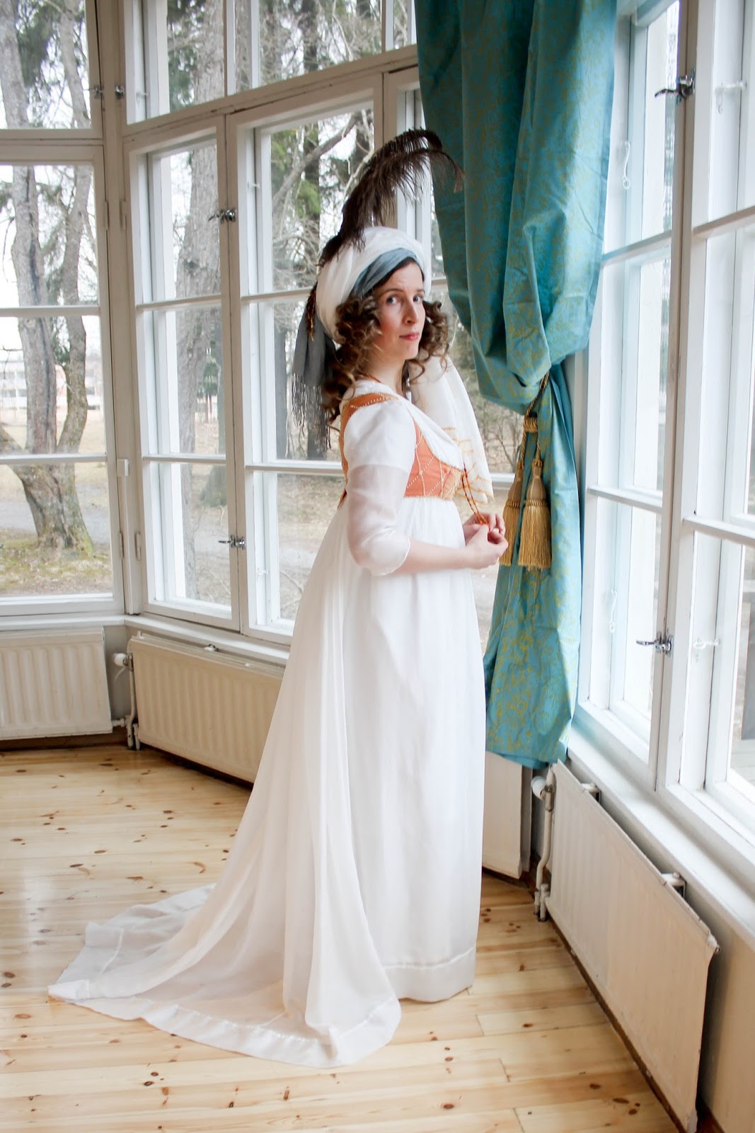 The Shadow of My Hand: 1790s round gown and beaded bodice at the Spring ...