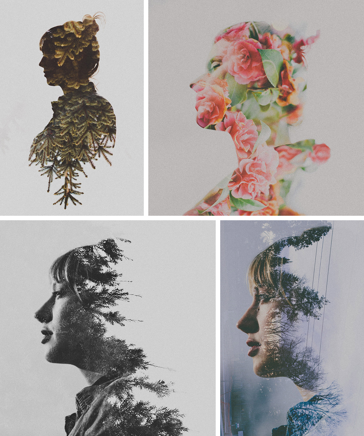 everywhere art: Photography Trend: Double Exposure Portraits