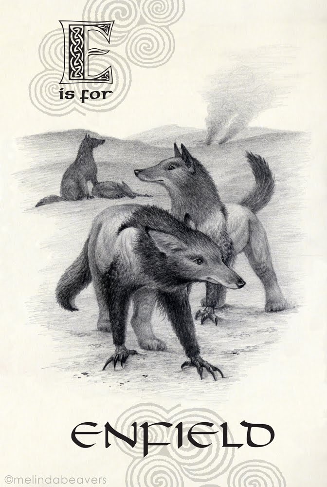 bloggity sketch blog by melinda beavers: E is for Enfield