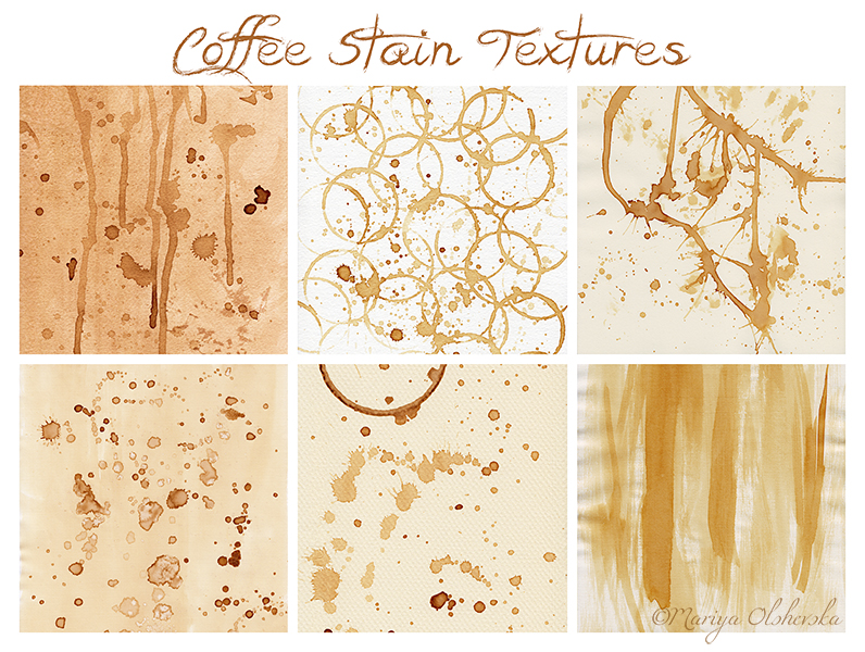 Coffee Spill Texture