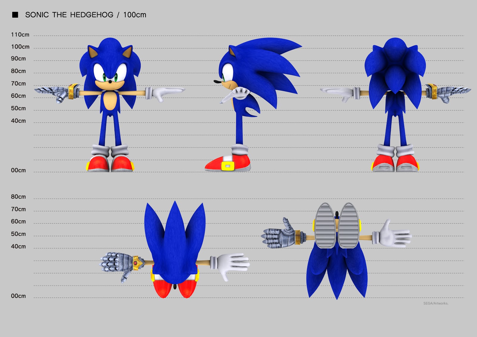 Character design animation, Sonic, Knight models