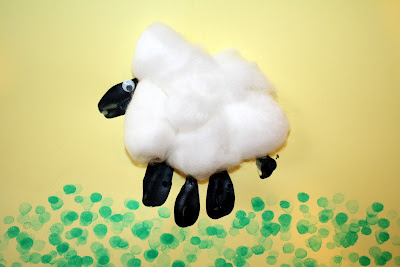 Sweet and Simple Things: Lamb Handprint