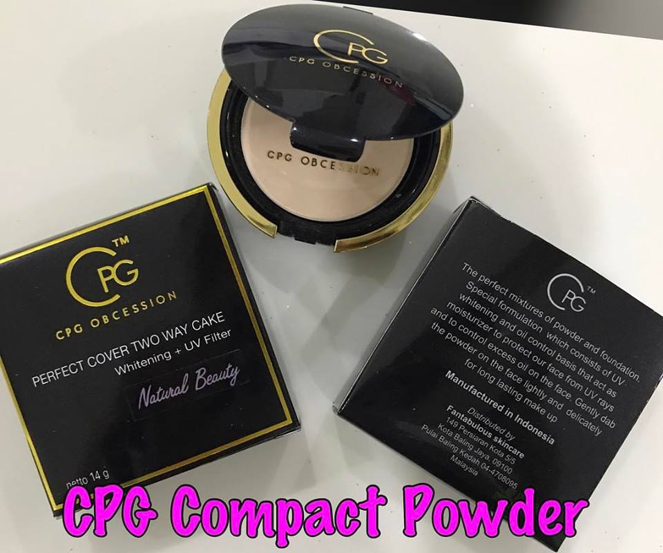 Cik Bebeq Beauty Shop : CPG COMPACT POWDER..( DELIVERY JB - SINGAPORE )