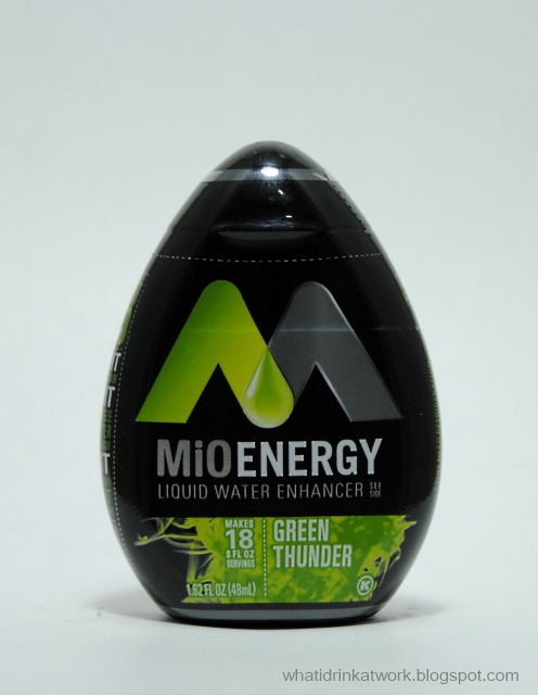 What I Drink At Work: MiO Energy Green Thunder Review