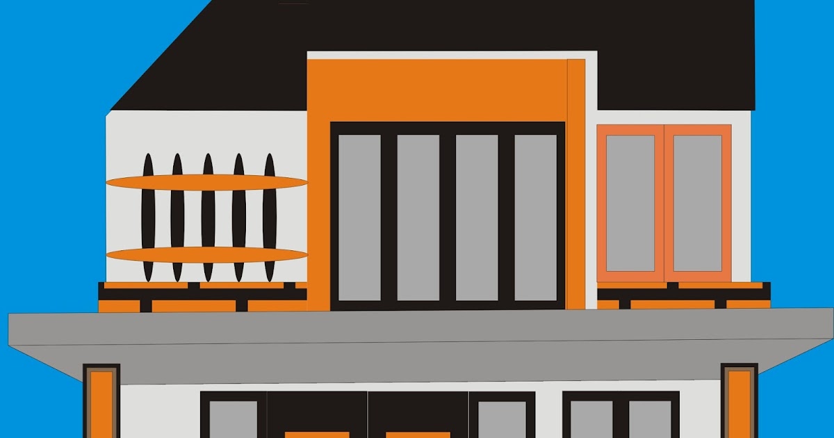 Desain Rumah Sederhana Coreldraw