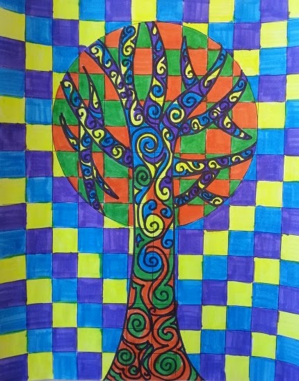 a faithful attempt: Circle Grid Trees