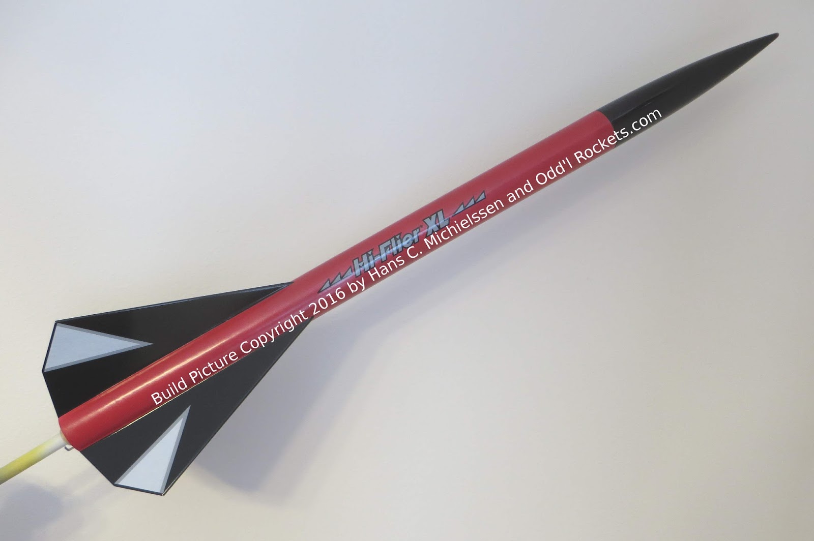 Model Rocket Building: Estes Hi-Flier XL, #3226 Build, Finished