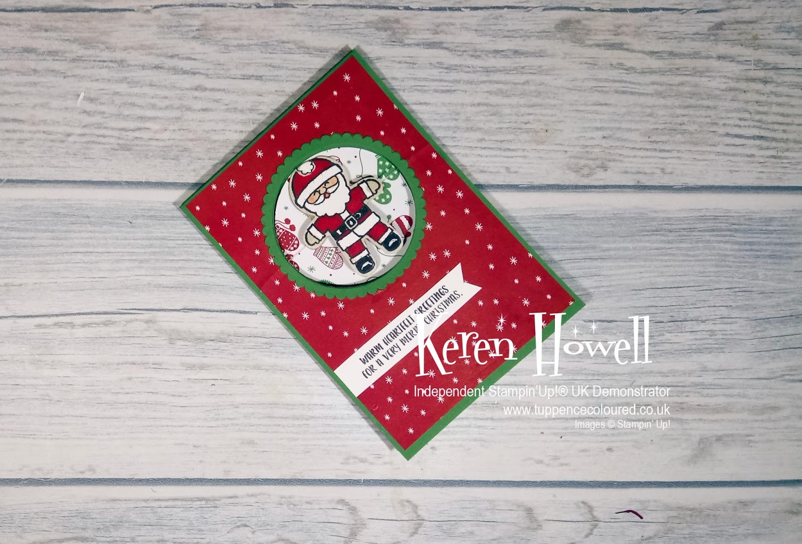 Tuppence Coloured: Spinning Santa