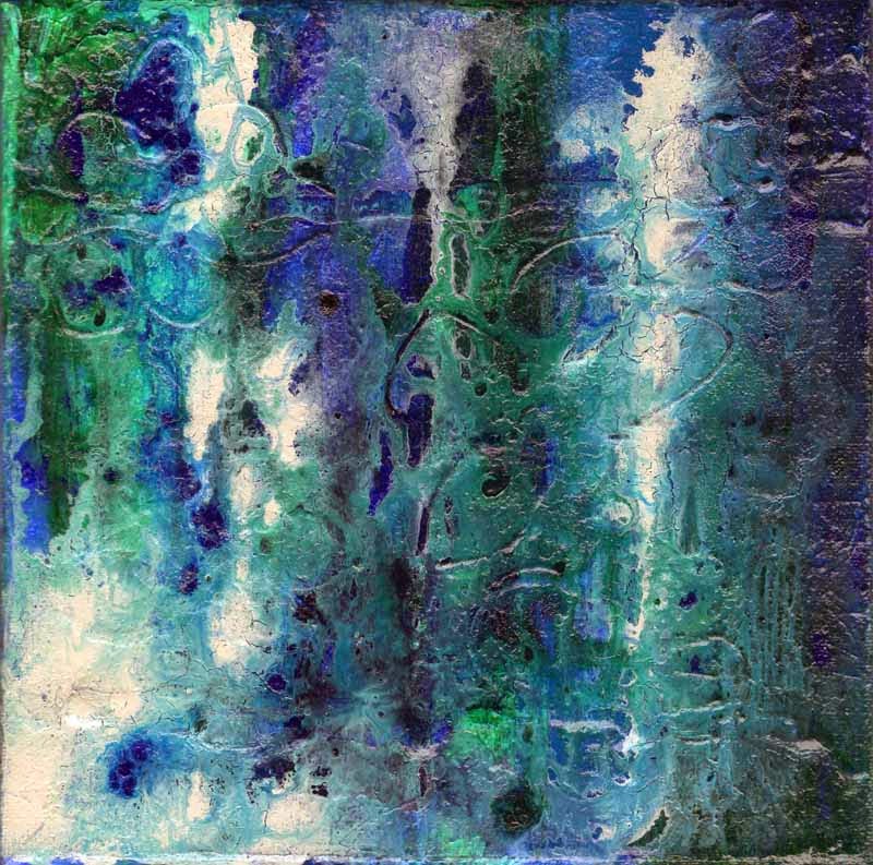 Art Pourings: Abstract Pouring using Liquitex Airbrush Medium - Untitled