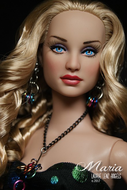 Laurie Lenz ANGELS Doll Studio Blog: Tonner Repaint Cold as Ice Kit.