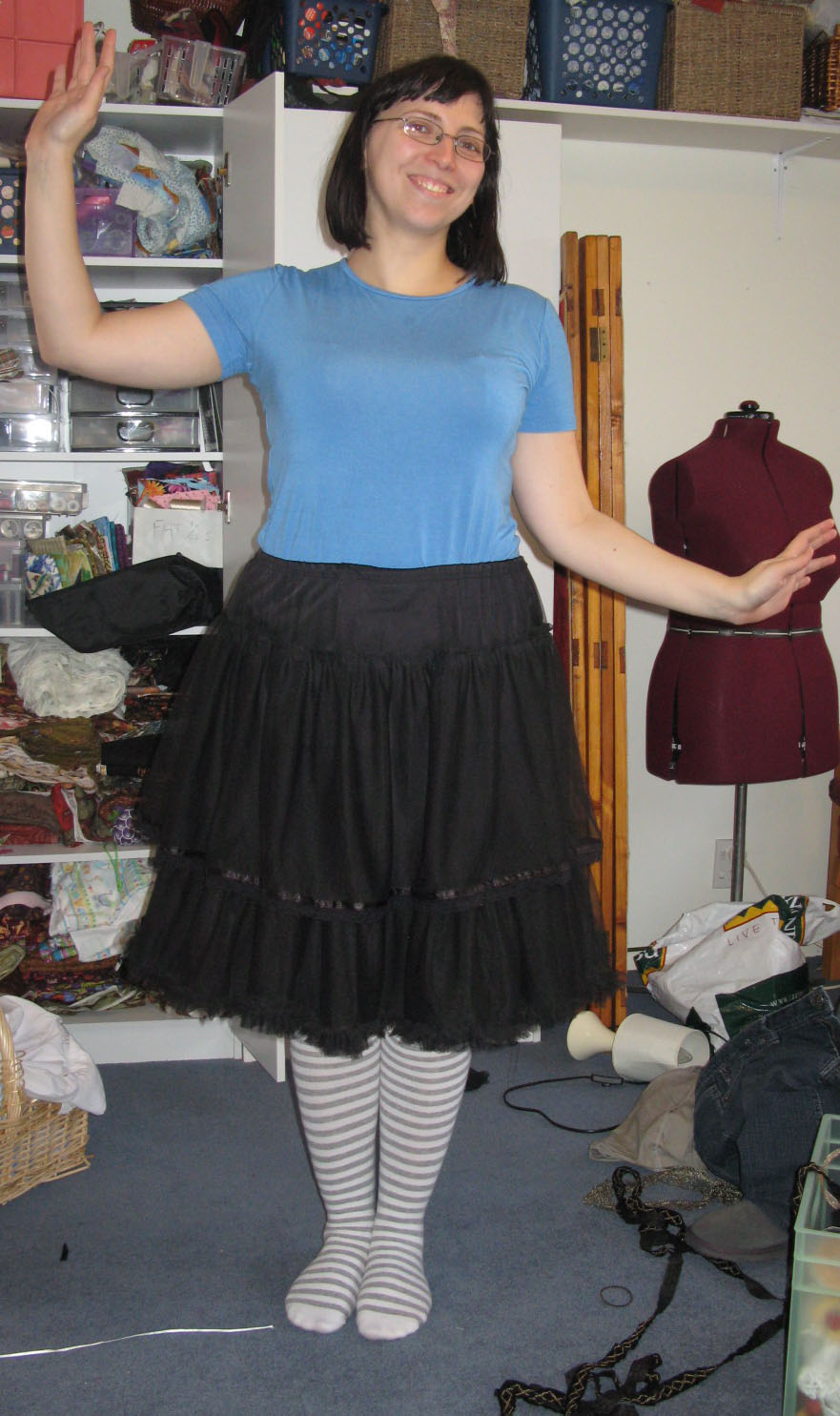 Sent from my iRon: Making a full petticoat the EASY way - tutorial