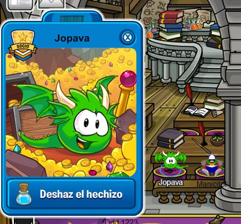 Club Penguin Manicitol Super Guía: Crear Pócima de Puffle Dragón Verde