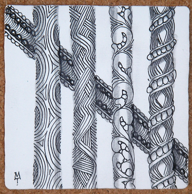 Zentangle: Line 'em Up!