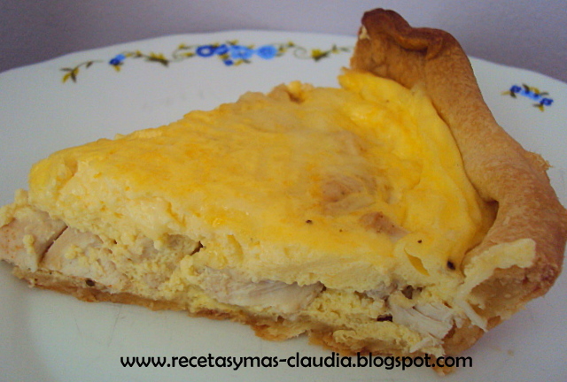 Recetas Clàudia : Quiché de pollo