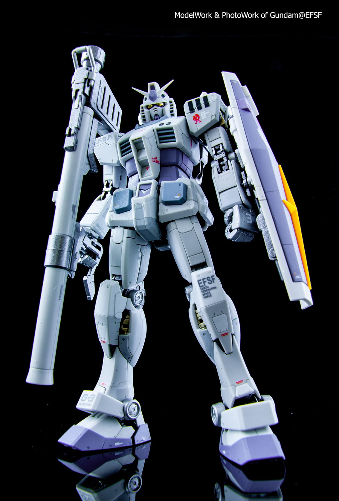 The WhiteBase of Gundam@EFSF: G3 MSV marking!【RG RX-78-3】難為素組定分界