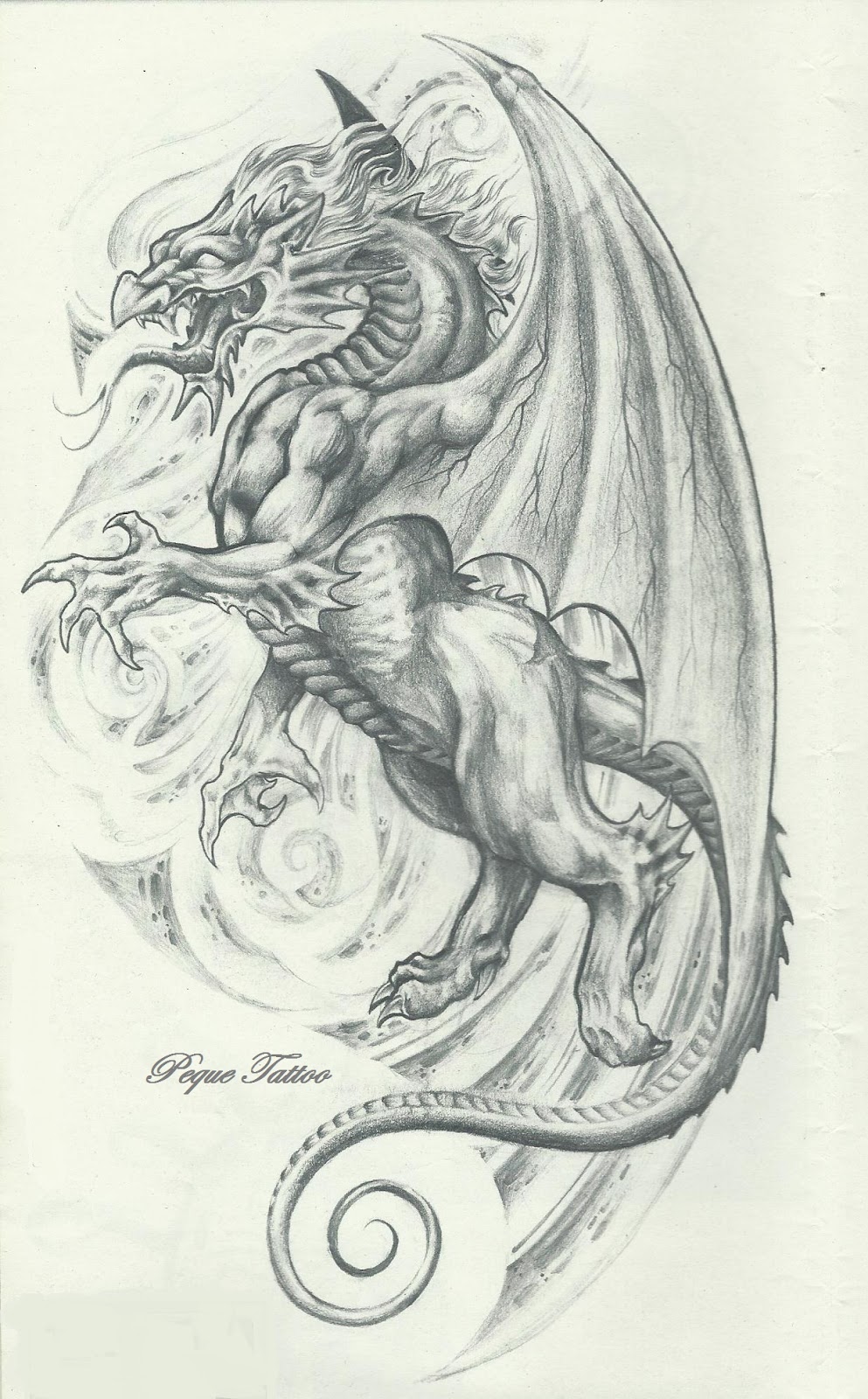 Peque Art-blog: Dragones 1