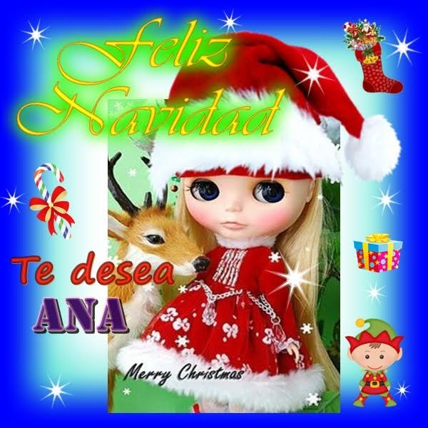 Muñecas con Nombres: MUÑECAS NAVIDAD CON A